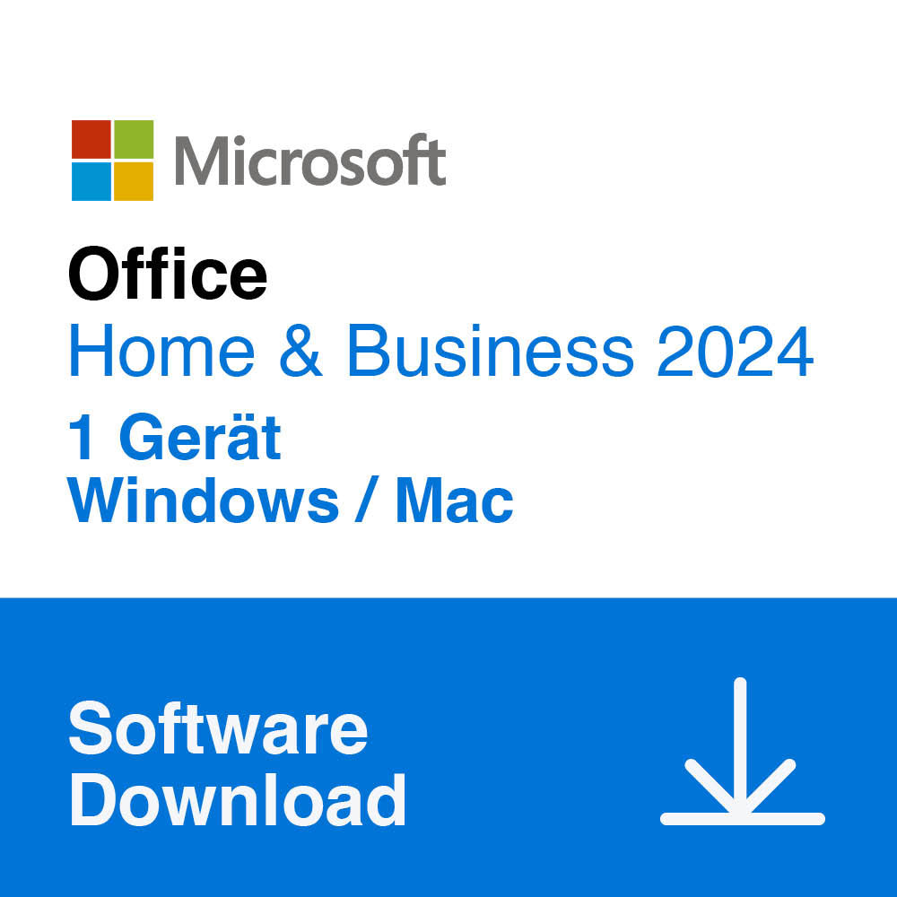 Microsoft Office Home & Business 2024 Office-Paket Vollversion (Download-Link) | Printus
