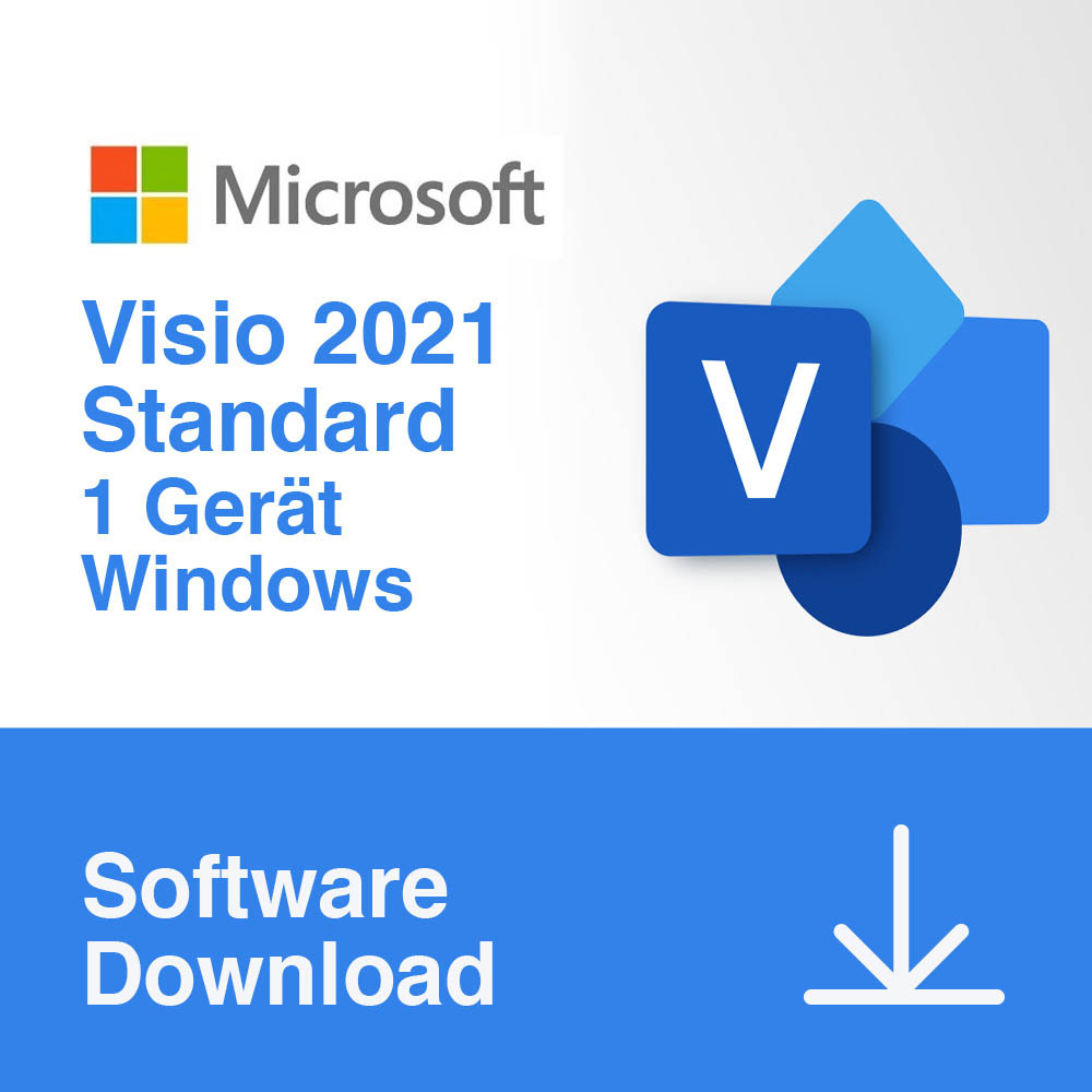 Microsoft Microsoft Visio Standard 2021 Office-Paket Vollversion ...