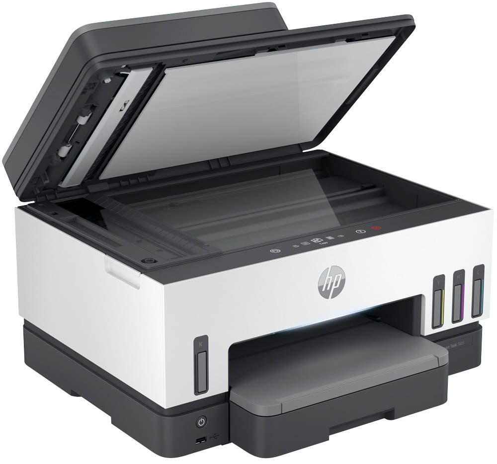 AKTION HP Smart Tank 7605 4 in 1 Tintenstrahl Multifunktionsdrucker grau mit CashBack Printus